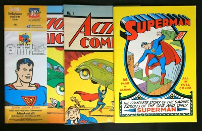 Action Comics #1 - 1998 US Postal Service Stamp Sealed- Superman #1 ...
