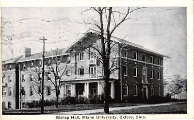 Vintage Postcard- BISHOP HALL, MIAMI UNIVERSITY, OXFORD, OH. | eBay