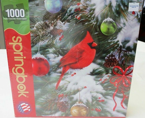 Springbok Christmas Puzzle 1000 Piece. Factory Nature's Ornament for ...