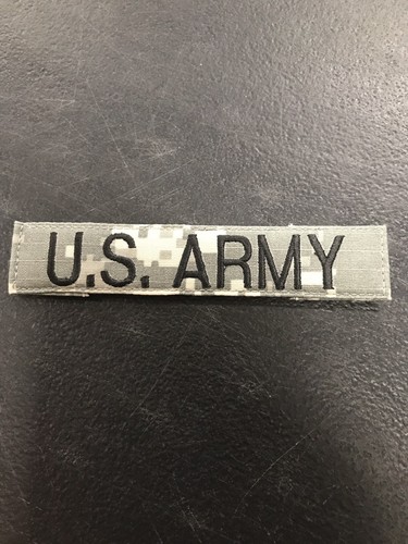 US ARMY BDU Distinguishing Name Tape Patch | eBay