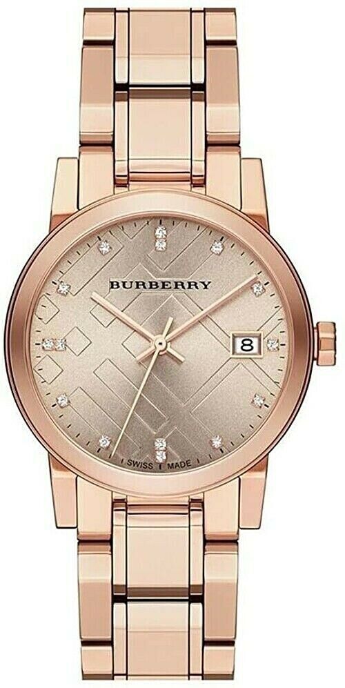 Burberry BU9126 34mm Rose Gold Stainless Steel Women's Wristwatch for ...
