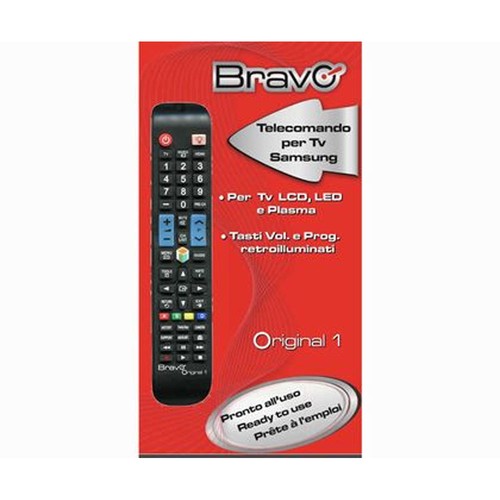 BRAVO TELECOMANDO BRAVO ORIGINAL 1 DEDICATO PER TV SAMSUNG LED LCD PLASMA NUOVO | eBay