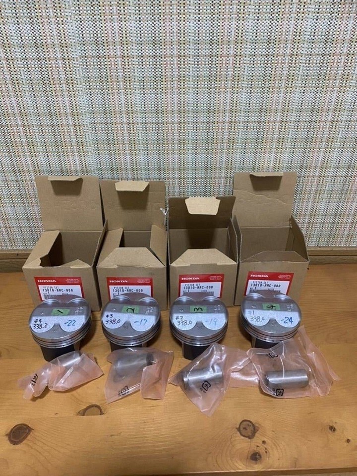 2007-2011 HONDA Civic Type R FD2 K20A K20Z Piston Set of 4 Pcs | 13010 ...