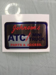Johnson’s ATC/Mini Truck Decal ATC 90 Bandito ATC250r ATC200X 200X 110 ...