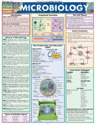 Microbiology (Quickstudy: Academic) - Pamphlet By BarCharts, Inc ...