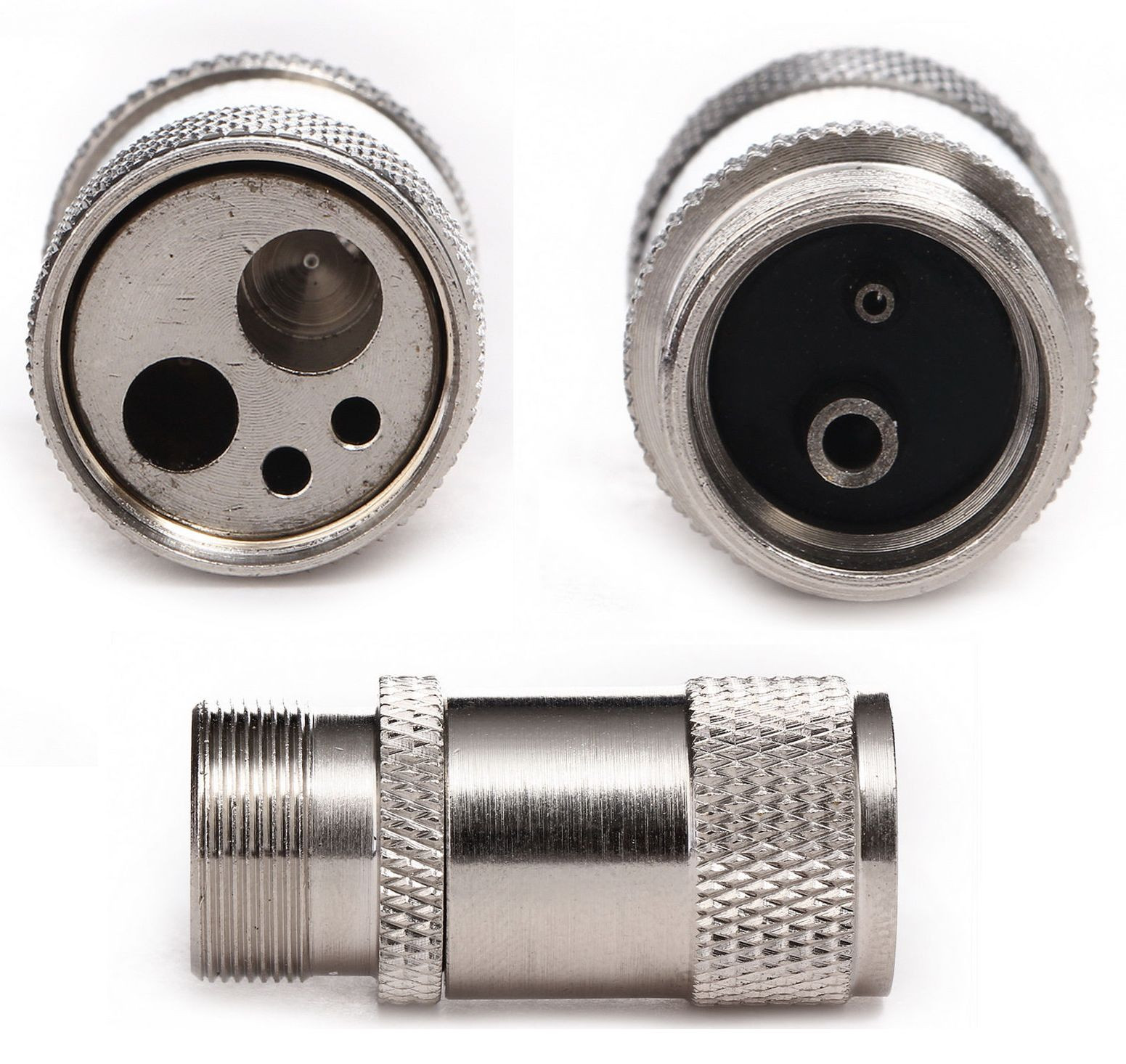 2pcs High Speed Handpiece Adapter Holes Changer Borden 4-Hole to 2-Hole ...