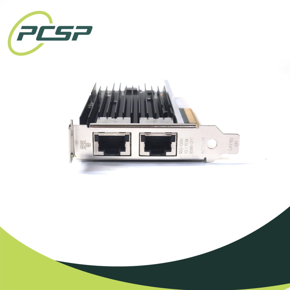 Intel X540-T2 X540T2BLK Dual RJ-45 Low Profile Ethernet Converged ...