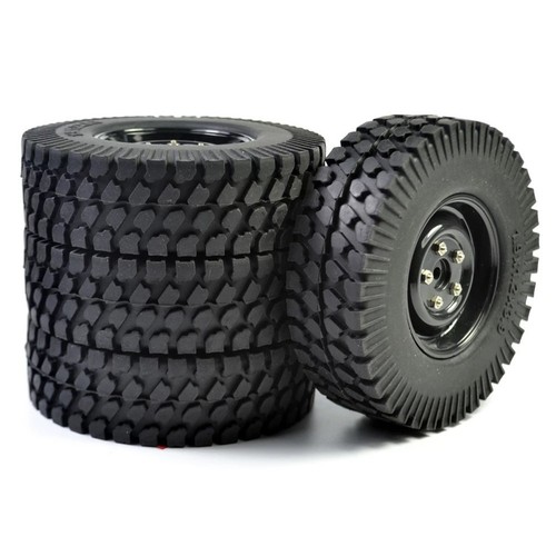4Pack 12mm Hex Wheel Tires Tyres For Axial SCX10 D90 TF2 MST CC01 1/10 ...