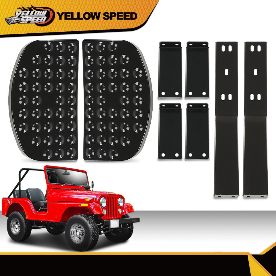 Side Step Kit New Production Fits For Willys CJ2A CJ3A CJ3B M38 CJ5 ...