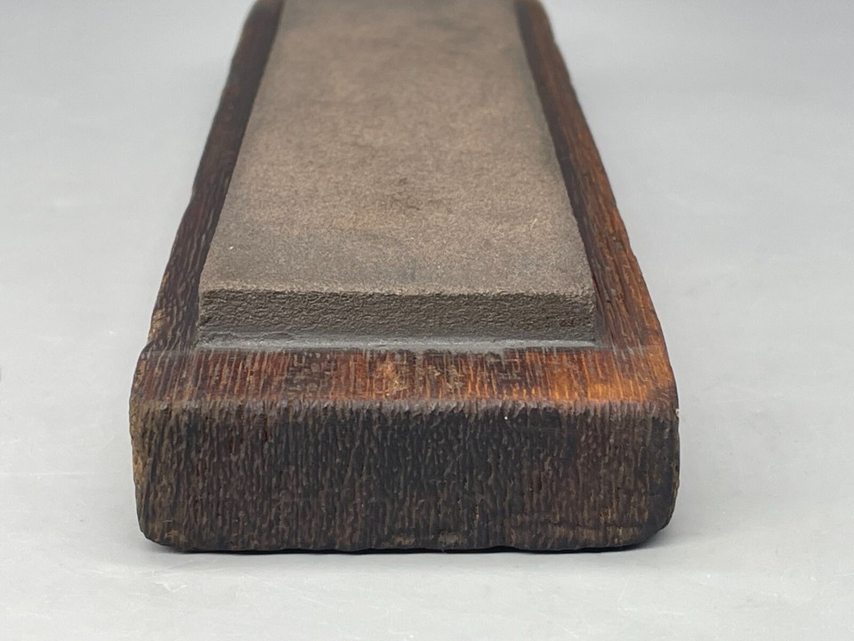Vintage Oilstone Sharpening Stone & Wooden Box Honing Stone Oil Stone ...