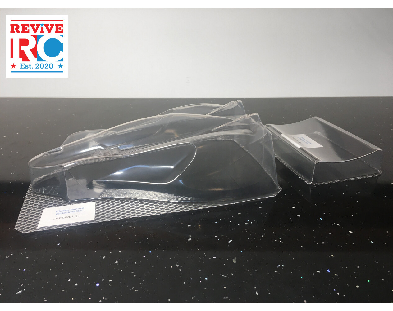 Clear Custom Tamiya Manta Ray Body Shell and Rear Wing by Revive RC | eBay