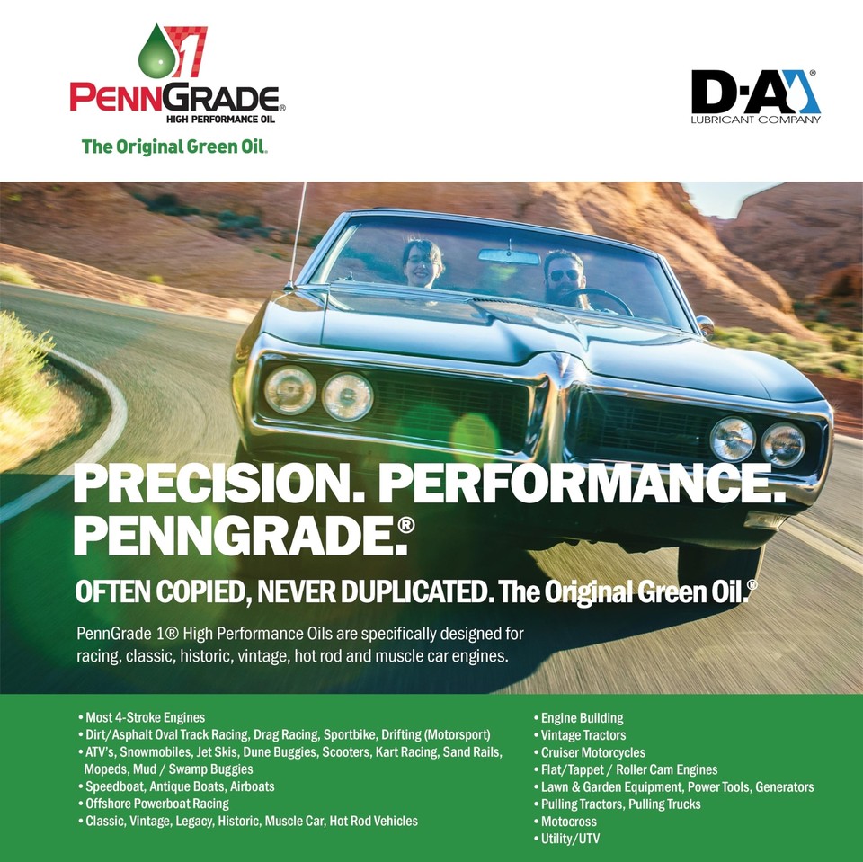 PENN GRADE 1, 71196, Synthetic Blend High Performance Oil SAE 20W-50, 1 ...