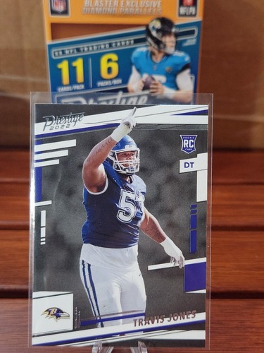 2022 Panini Prestige Football Travis Jones - Rookie Card - Baltimore ...