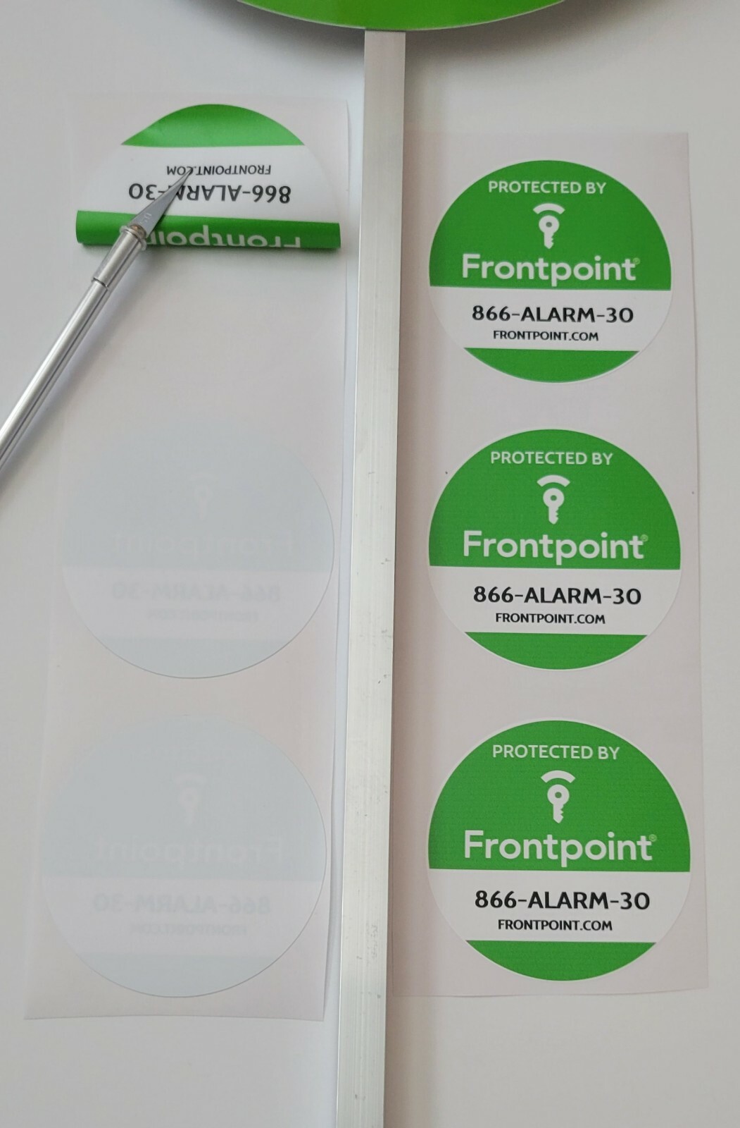 Frontpoint 100% Aluminum security yard sign with (6) window decals. | eBay