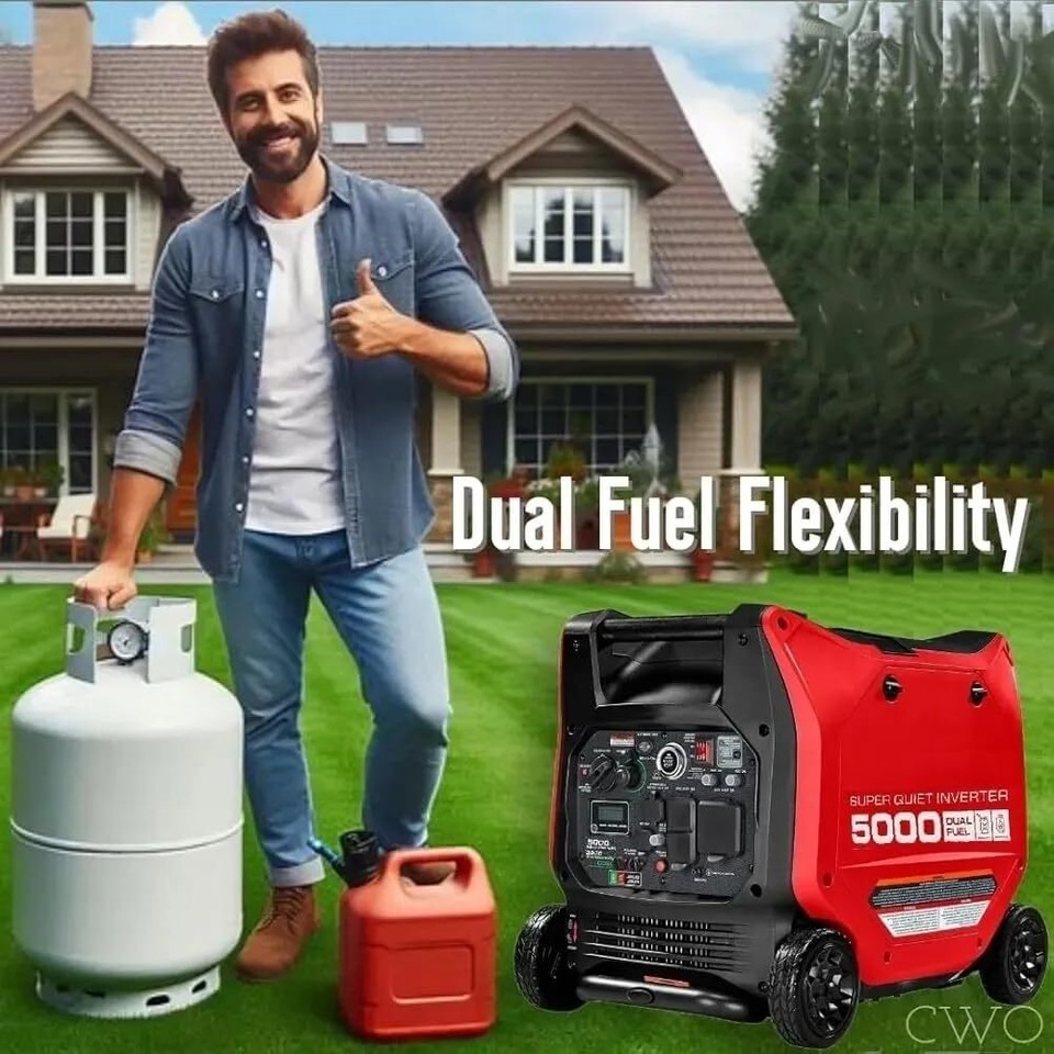 Fits PREDATOR 5000 Watt Dual-Fuel SUPER QUIET Electric Start Inverter ...