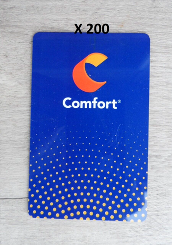 Comfort Room Key Card MAG-COM-6-22 ~ Qty- 200 Cards | eBay