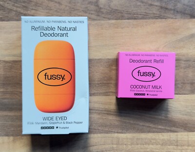 Fussy Wide Eyed Case + 1 Coconut Milk Refill - Natural - Vegan ...