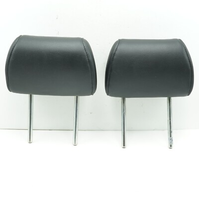 2007-2009 Mazda 3 Hatchback OEM Rear Headrests Black Leather Head Rest ...