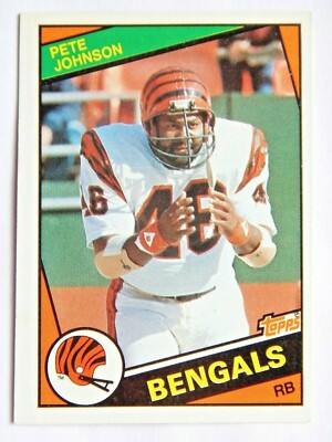 Pete Johnson #42 Topps 1984 Football Card (Cincinnati Bengals) | eBay