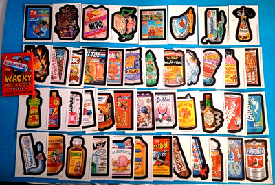 1985 Wacky Packages Complete Set 44/44 + Wrapper Near Mint/Mint Very ...