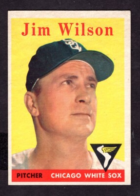 1958 TOPPS JIM WILSON CARD NO:163 NEAR MINT CONDITION | eBay