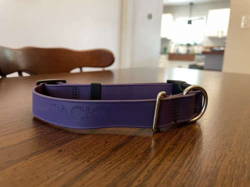 PACKT Waterproof Dog Collar, Medium, Purple, Biothane | eBay
