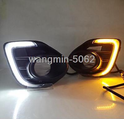 LED Daytime Running Light DRL Fog Light For Mitsubishi Lancer 2016 2017 ...