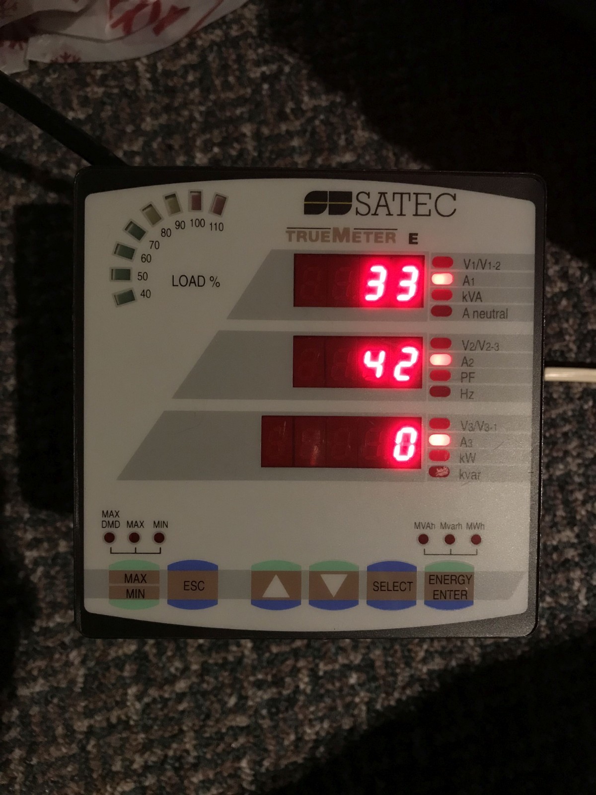 Satec PM130 3-phase digital power meter | eBay