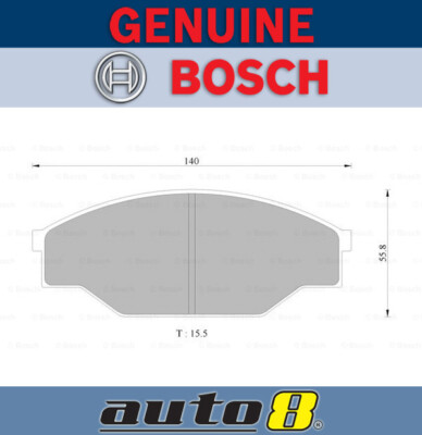 Brand New Bosch Front Brake Pads for Toyota Hiace LH 2.4L Diesel 2L ...