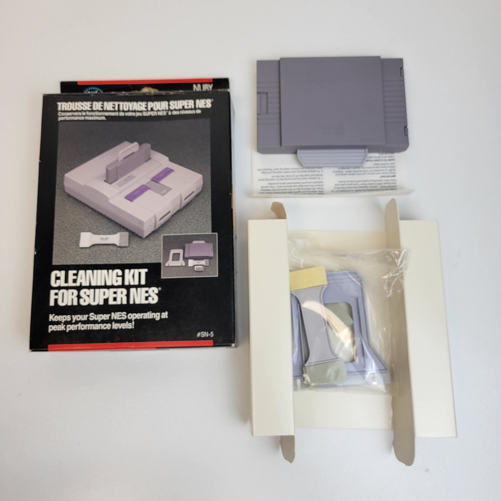 Vintage Nuby Super Nintendo Entertainment System SNES Cleaning Kit New ...