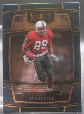 Jerry Rice (Mississippi Valley State/HOF) - 2022 Panini Select Draft ...