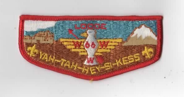 OA Yah-Tah-Hey-Si-Kess Lodge 66 Flap RED Bdr. Northern New Mexico ...