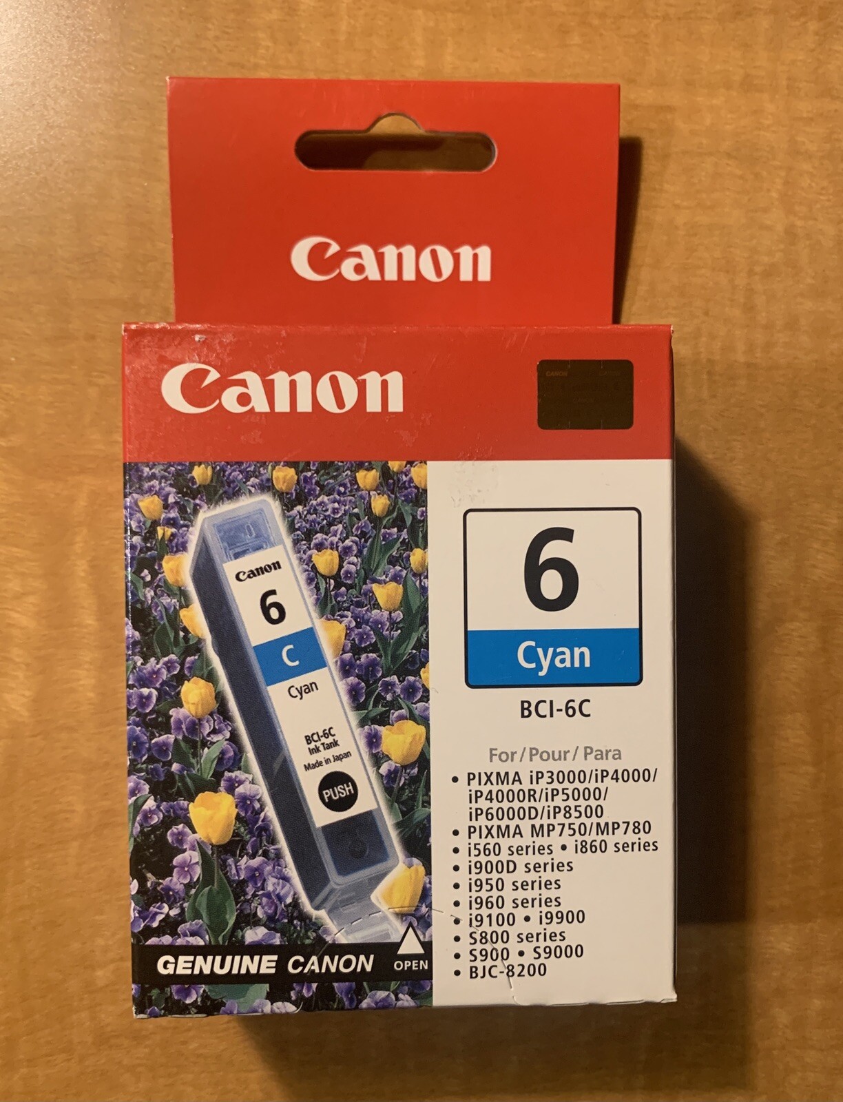 NEW Canon BCI-6C Cyan Ink Cartridge iP3000 iP4000 iP8500 MP780 S800 ...