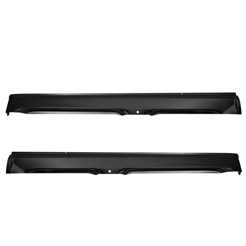 Pair Black Rocker Panels For Dodge Ram Quad Cab 1500 2500 3500 2002 ...