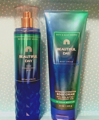 BEAUTIFUL DAY BODY CREAM & FRAGRANCE MIST GIFT WRAP SET 2 BATH & BODY ...