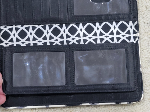 Vera Bradley Tri-Fold Wallet - Zip Pocket, Magnetic Close Many Pockets ...