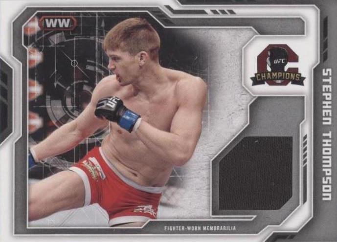 2014 Topps UFC Champions - Fighter Relic Stephen Thompson #CFR-ST (MEM ...