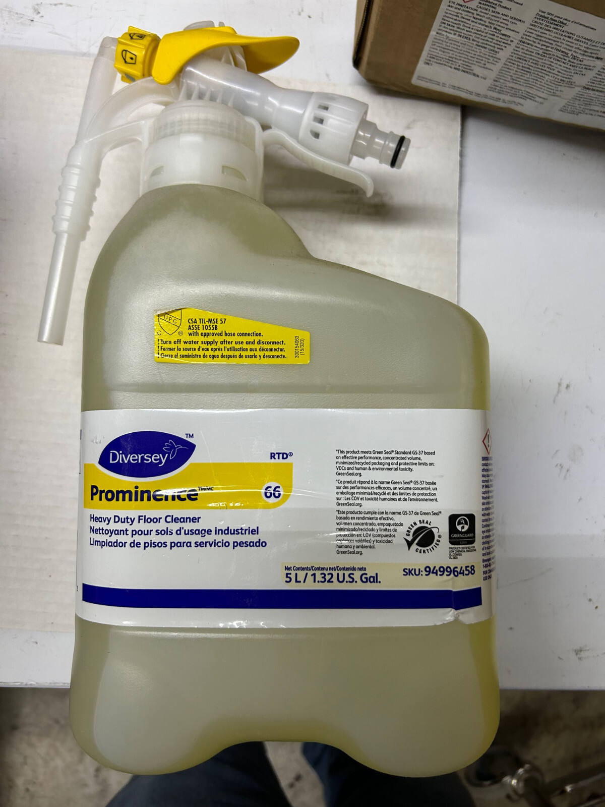 Heavy+Duty+Floor+Cleaner+Air+5l+Diversey+Prominence+94996458 for sale ...