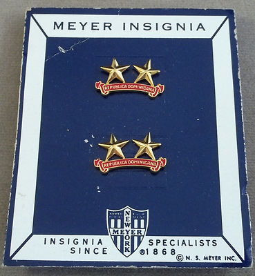 Dominican Republic Lieutenant Colonel Officer Miniature Rank Insignia ...