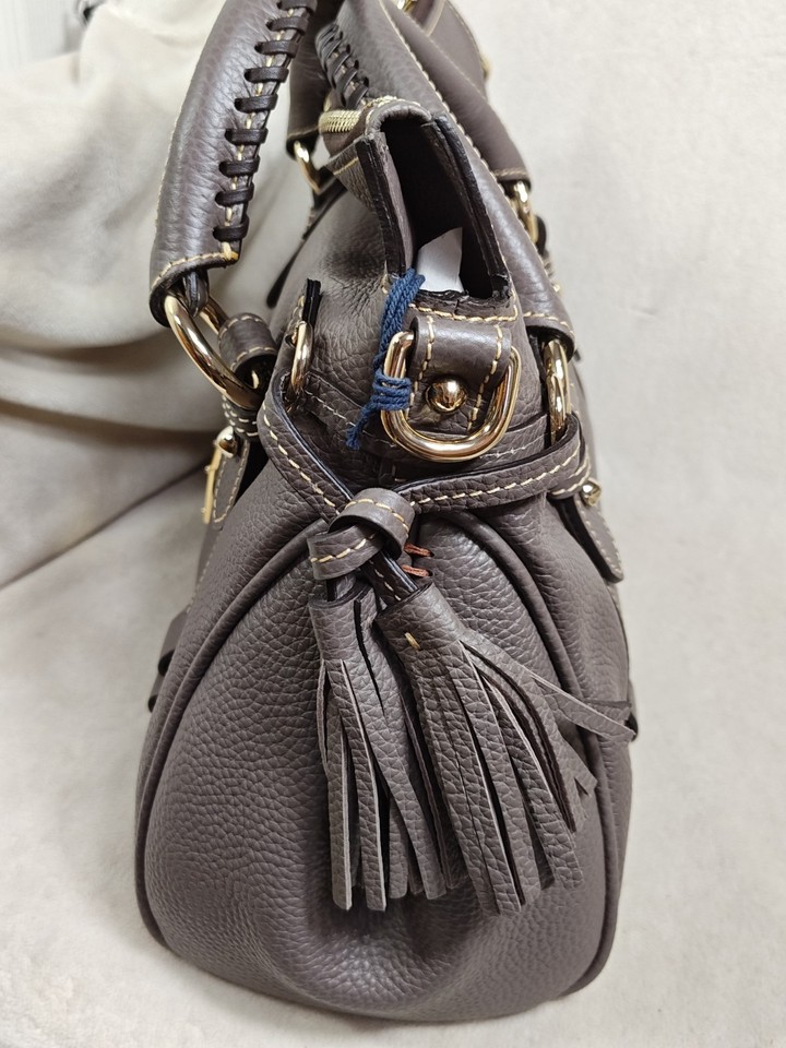 Dooney & Bourke Pebble Grain Satchel 🐘 Elephant 🐘 Color Made In USA | eBay