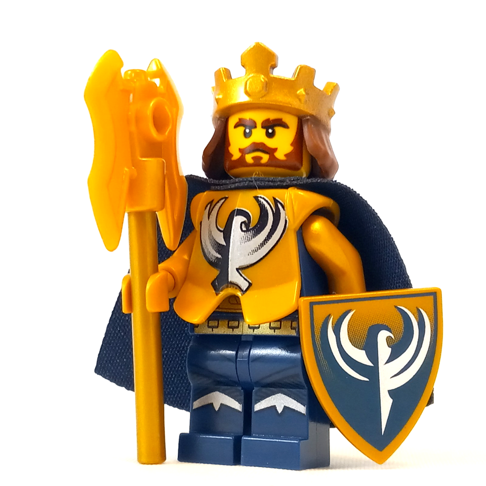 LEGO Castle Crown Hawk Knight King Minifigure Fantasy Era Kingdoms 8823 ...