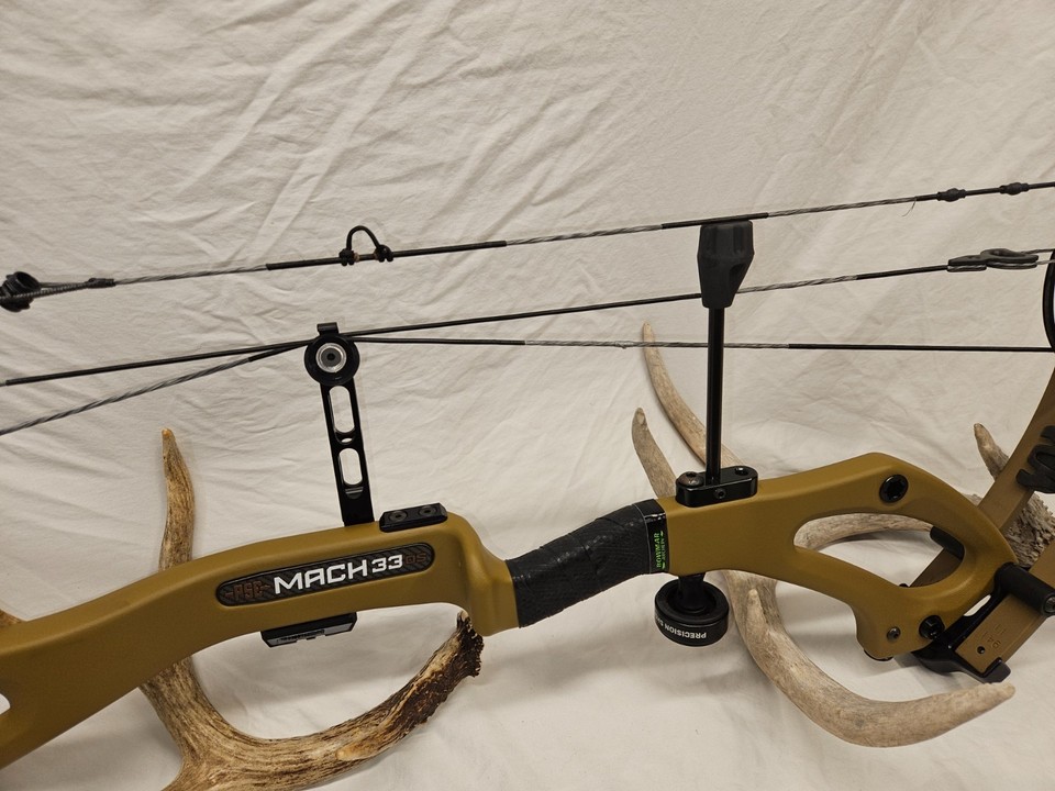 PSE Mach 33 DS, RH, 60#, 25.5-31" Draw Length, EC2 Cam, Brown Clay | eBay