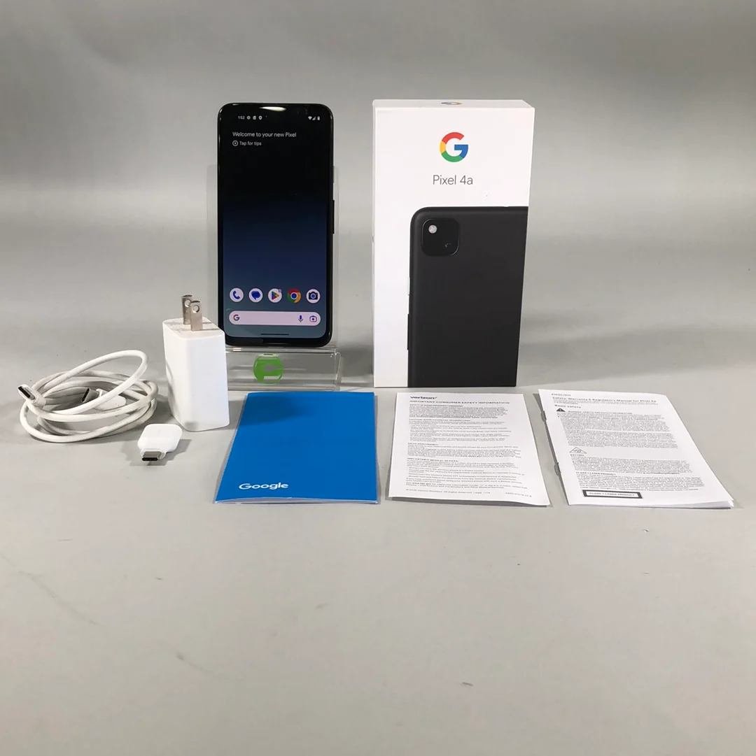 Verizon Google Pixel 4a 128GB Just Black G025J Clean | eBay