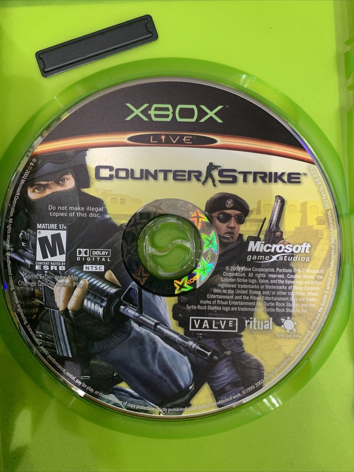 Counter-Strike (Original Microsoft Xbox, 2003) Complete With Manual ...