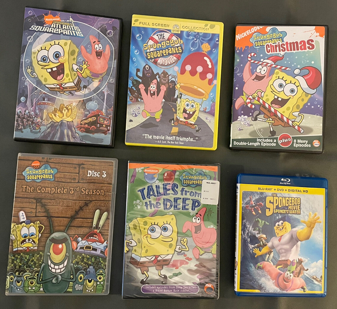 Spongebob Vhs Lot