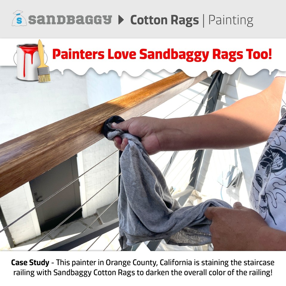 100 Lb Cotton Nylon Rags - Used as Cleaning Towels, Shop Rags, Wiping ...