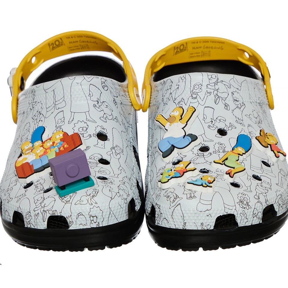 CROCS X The Simpsons Simpson Family Classic Clog 211106 Multi Size NEW ...