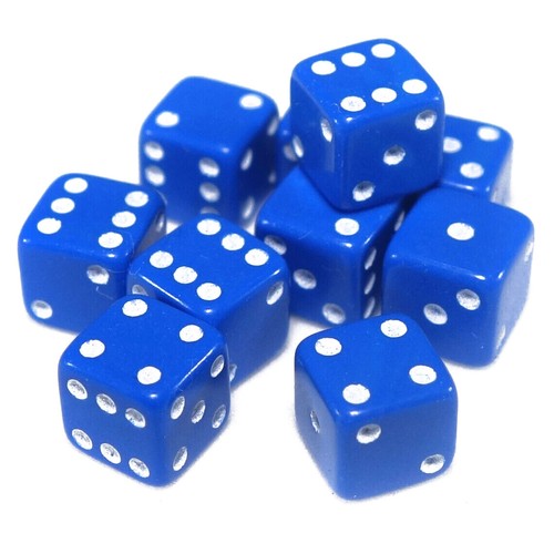 7mm Spot Dice (Select Colour) * D6 6 Sided Small Tiny Mini Dice ...