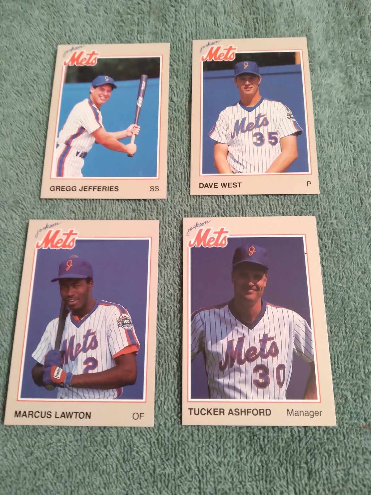 1987 Coca Cola Jackson Mets Set (25) Gregg Jefferies/Marcus Lawton ...