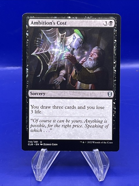 MTG Ambition's Cost Commander Legends: Battle for Baldur's Gate 110/361 ...